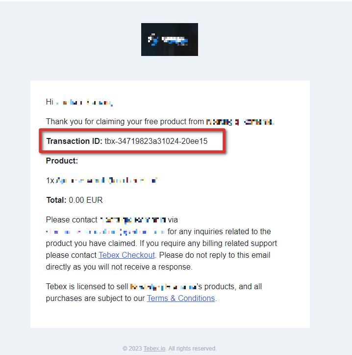 Am i able to view my customers purchase ID on Tebex? - FiveM Client ...
