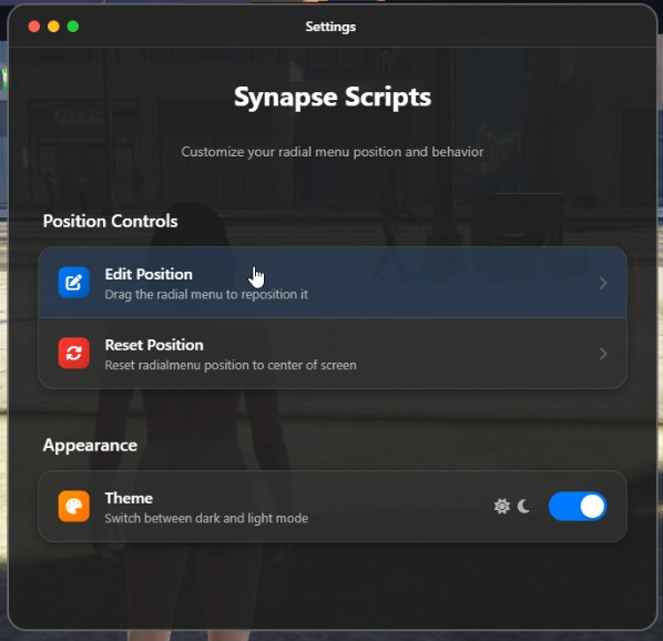 Synapse Radialmenu | [ QB | ESX | QBX | OX | STANDALONE ] - FiveM ...