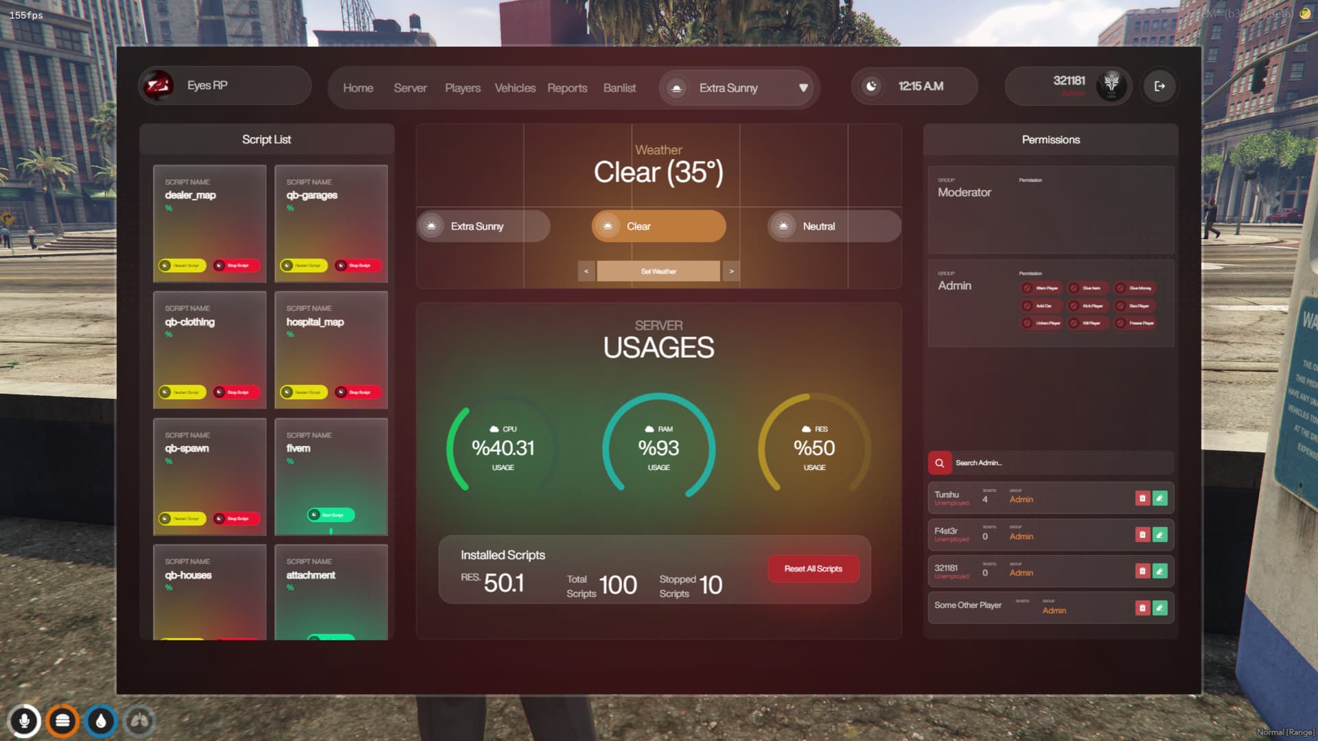 Ultimate FiveM Admin Menu Script – Server Management Tool 🚀 - FiveM Releases - Cfx.re Community
