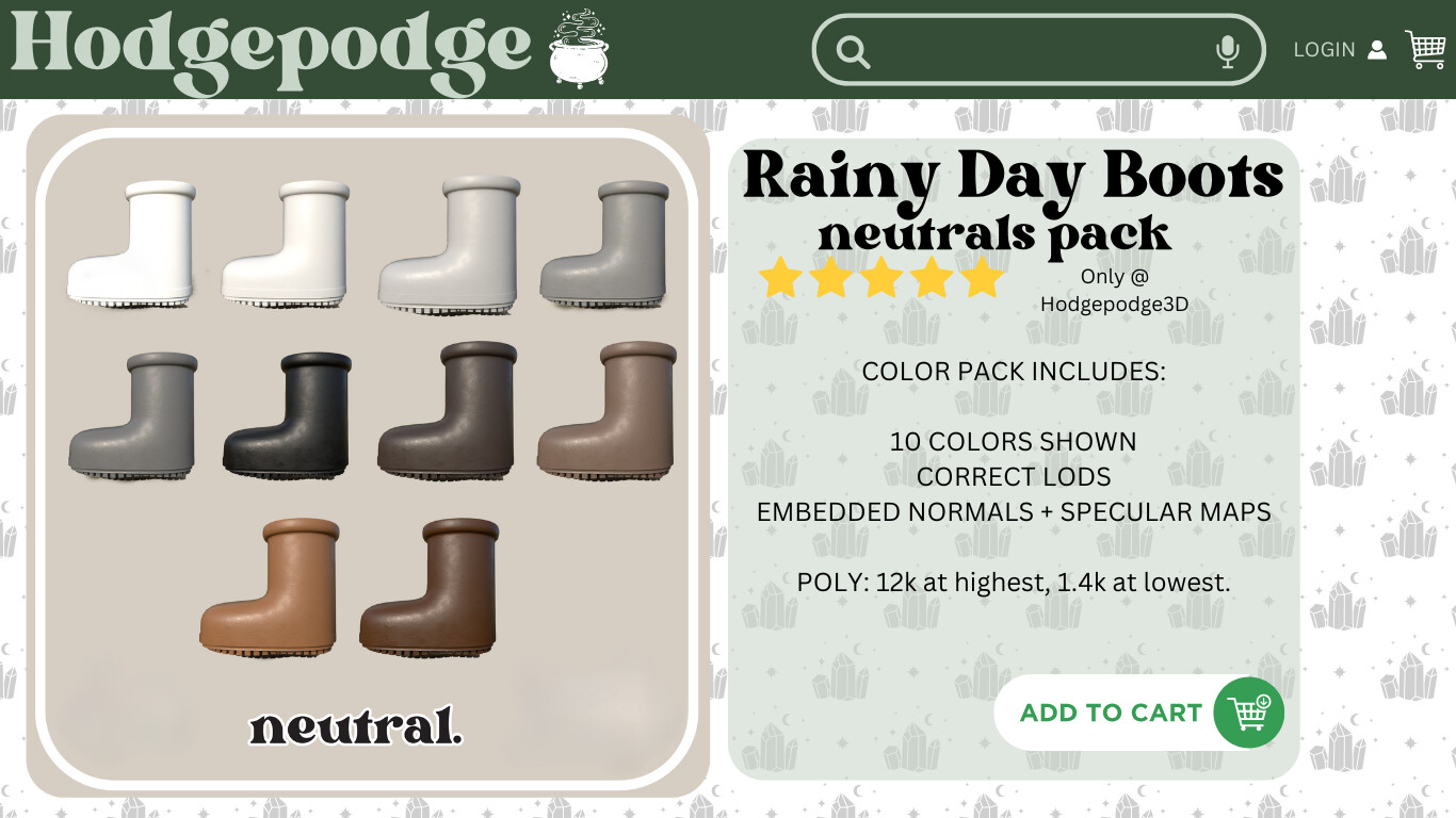 [paid] rainy day boots - 100% custom mesh + textures - FiveM Releases ...