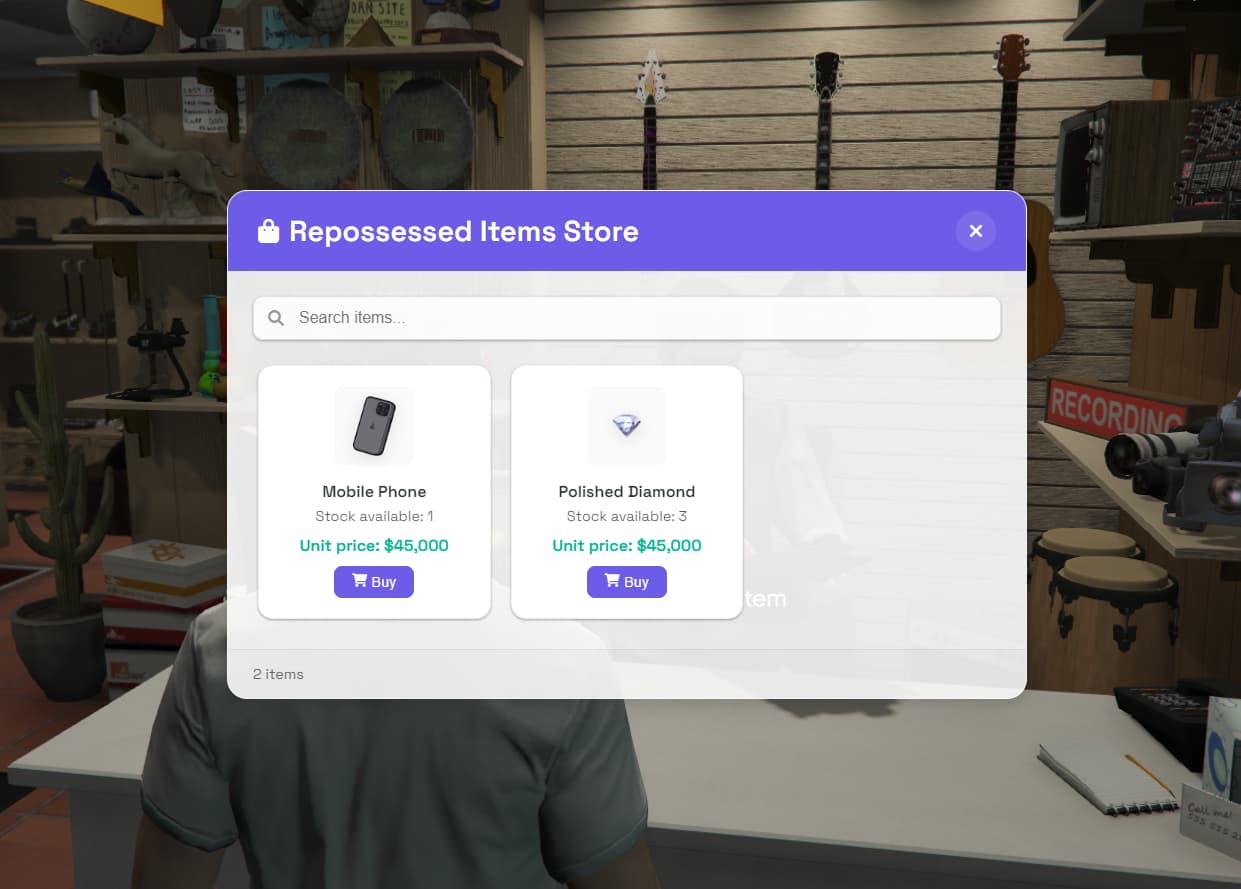 Mob Pawnshop - Complete Pawn Shop System [ESX] - FiveM Releases - Cfx ...