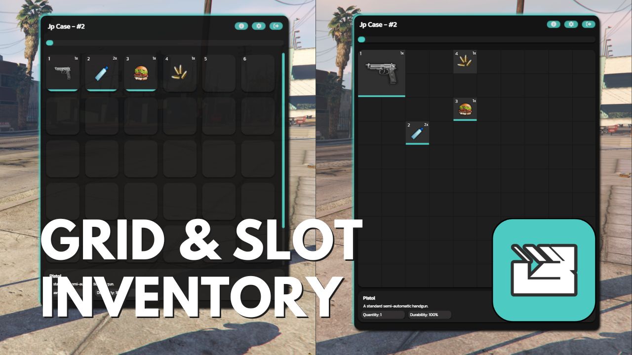 [FREE] [STANDALONE] Grid & Slot Based Inventory **ALPHA** - FiveM ...