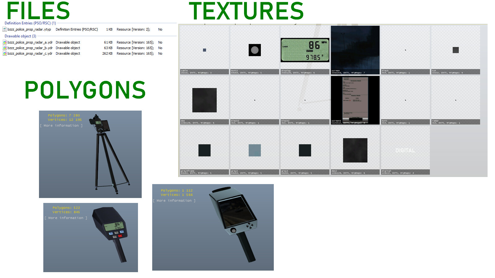 [PROPS] Police radar - FiveM Releases - Cfx.re Community