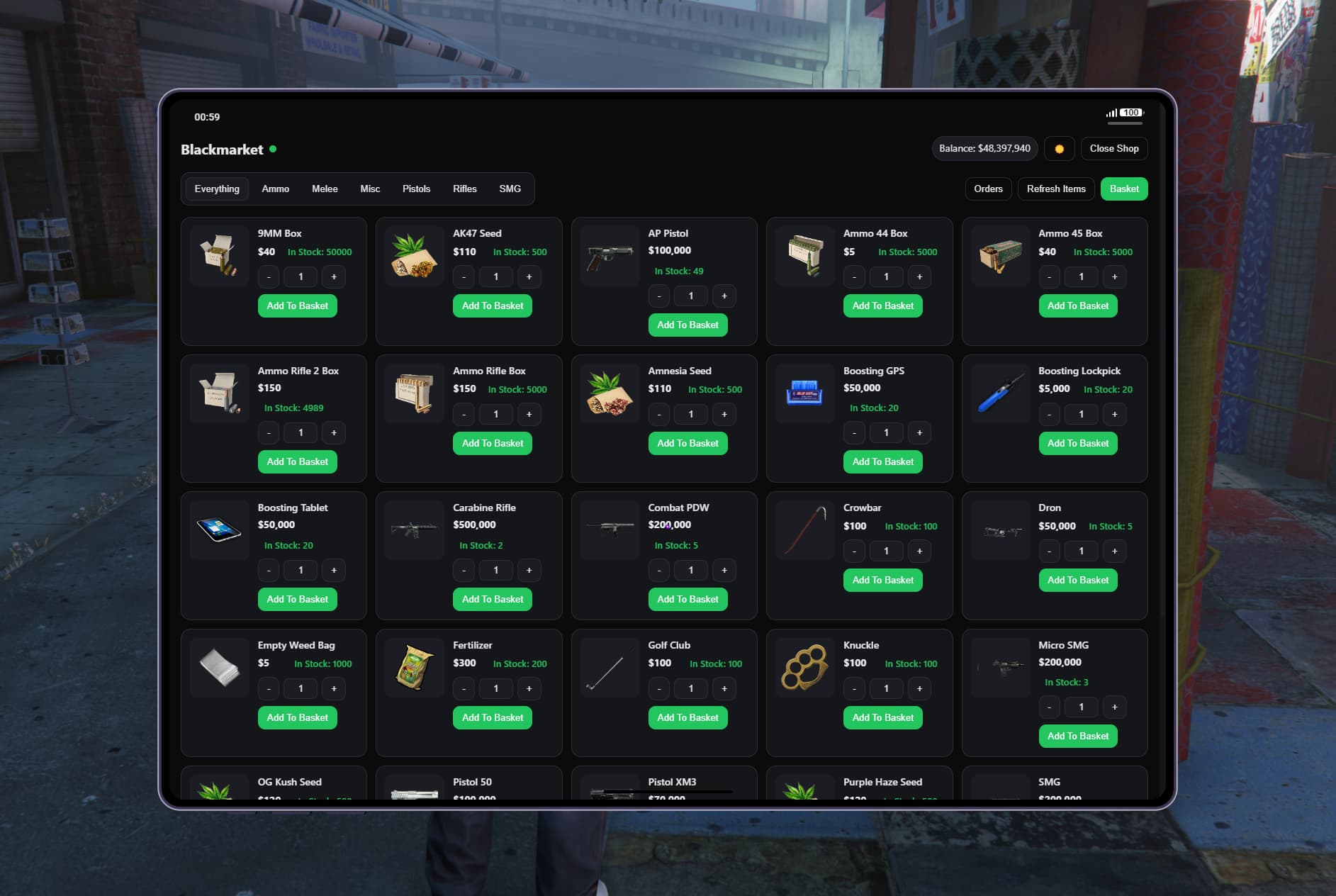 3M Blackmarket With Parcel Box - FiveM Releases - Cfx.re Community