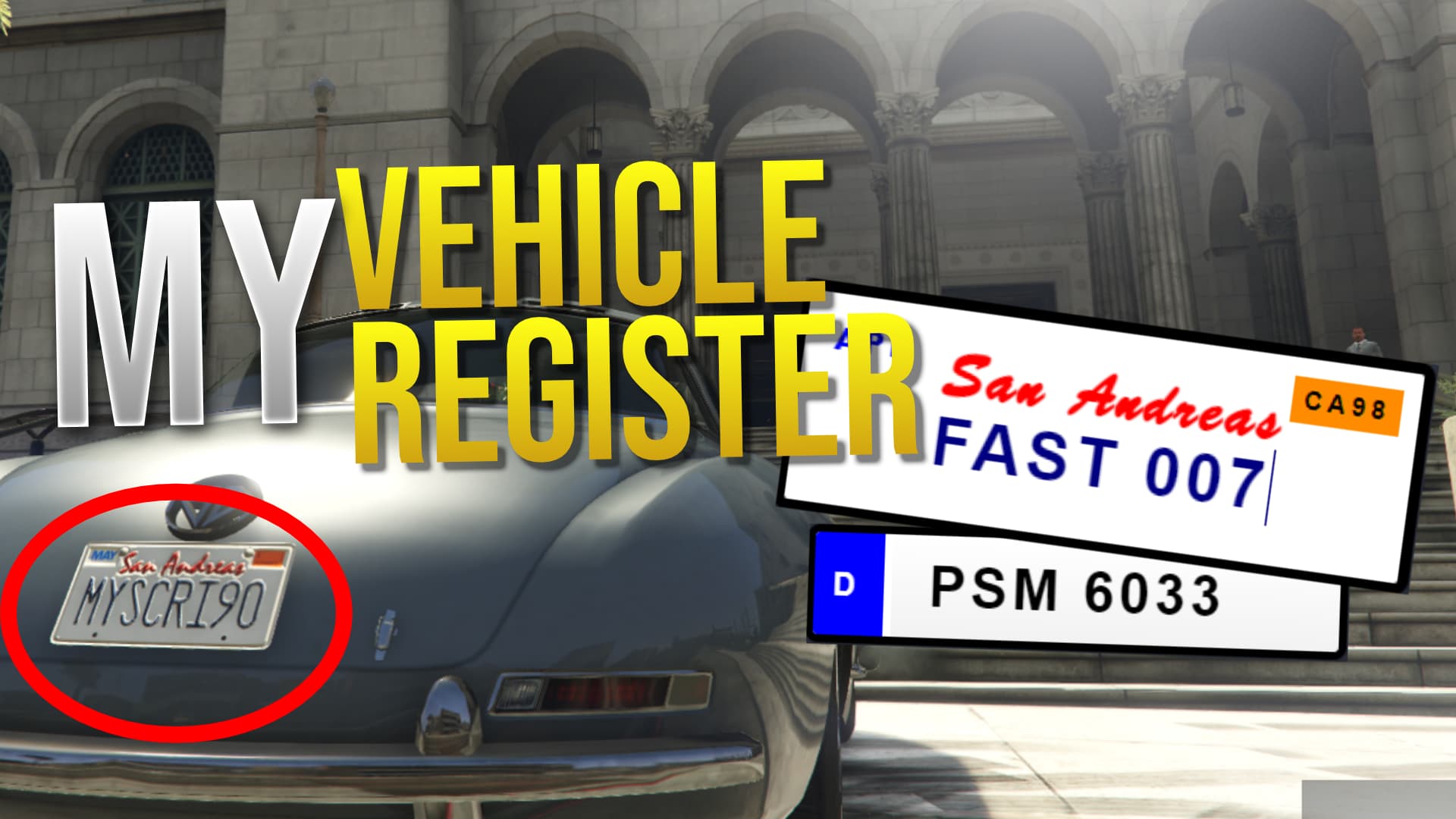 Vehicle Register Script (ESX/QB) - FiveM Releases - Cfx.re Community