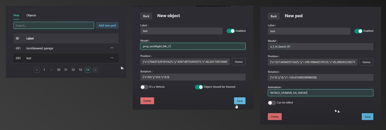 Entities menu - FiveM Releases - Cfx.re Community