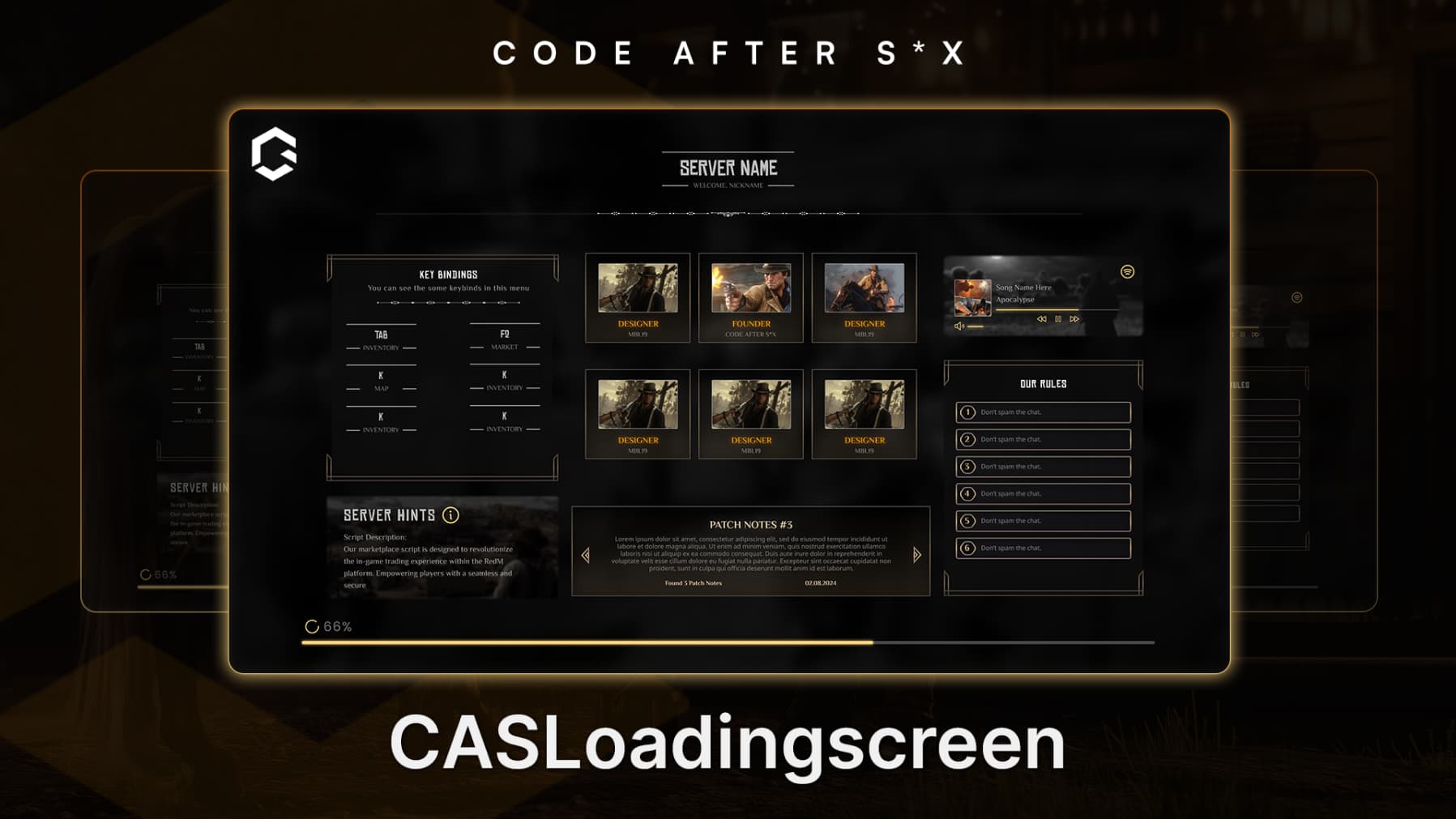 Code After S*x | Loading Screen RedM [Updated] - RedM Releases - Cfx.re Community