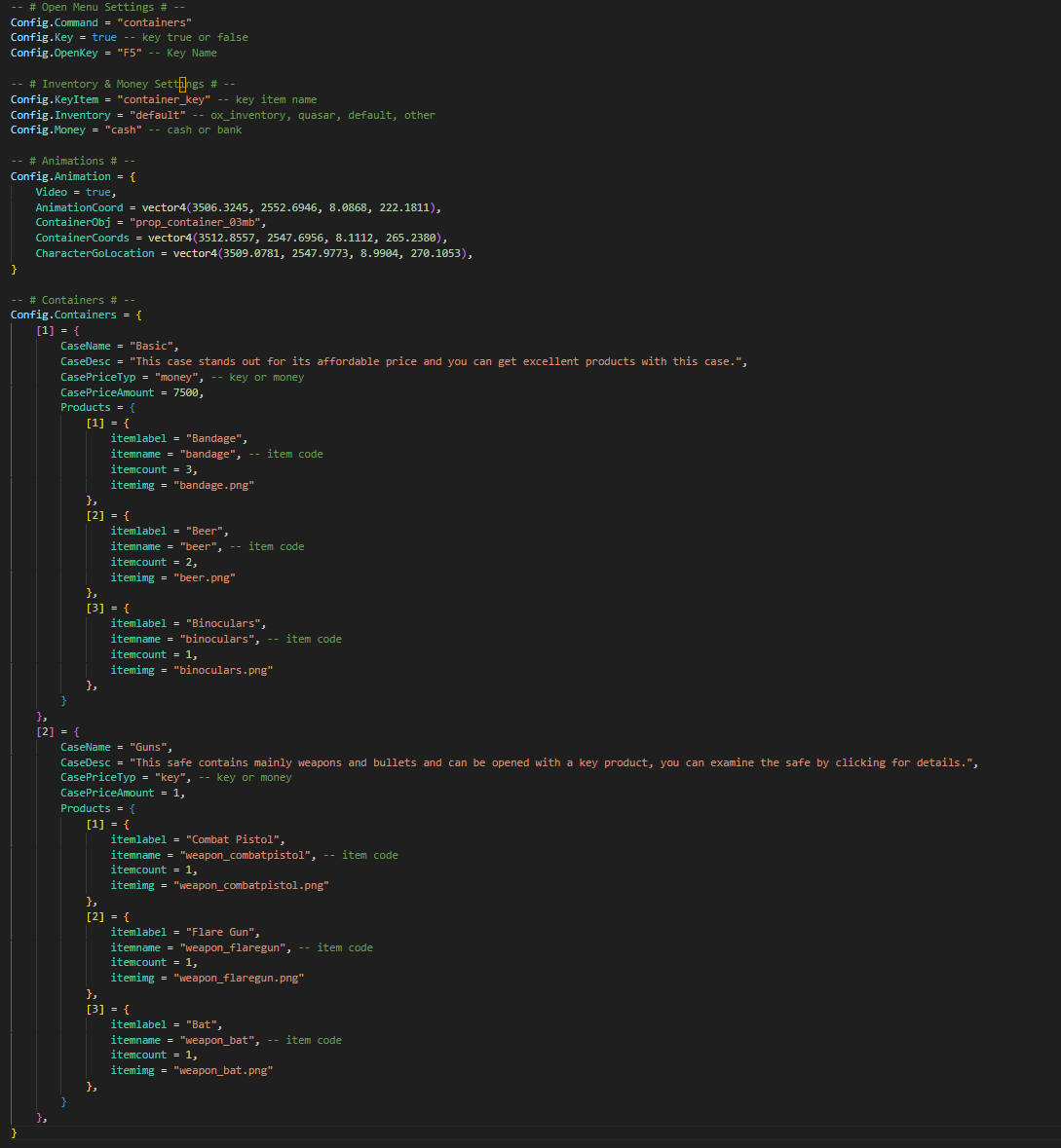 [FREE] CONTAINER OPENING (case opening) - FiveM Releases - Cfx.re Community