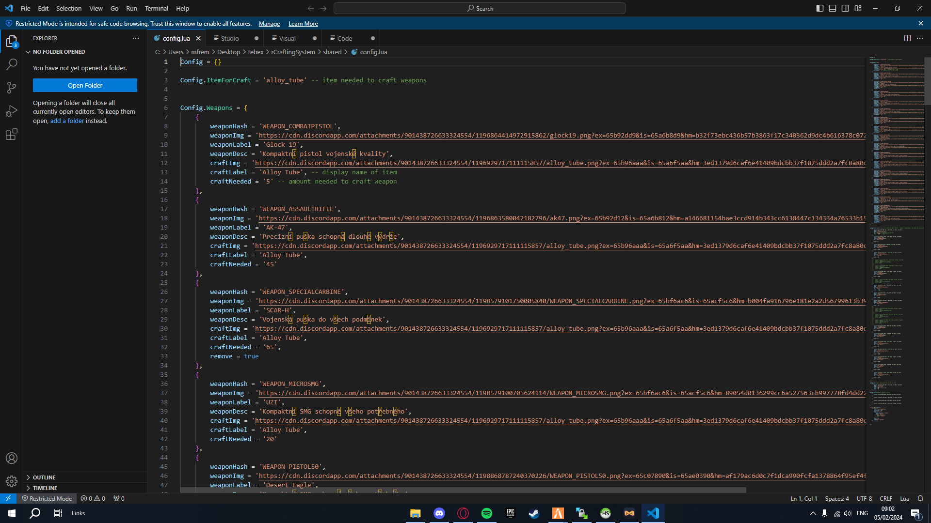 [ESX] rCraftingSystem - FiveM Releases - Cfx.re Community