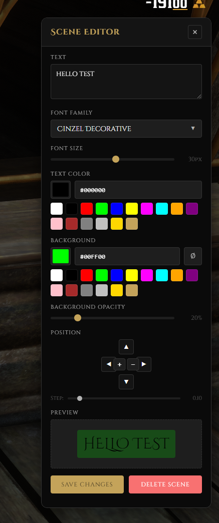 [Paid] Crowe Scene - Premium 3D Text & Scene System [VORP] - RedM ...