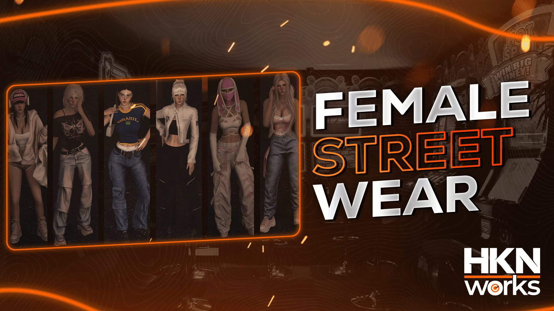 [Clothing/Paid] 🧥 HKN Female Street Wear Pack - FiveM Releases - Cfx.re ...
