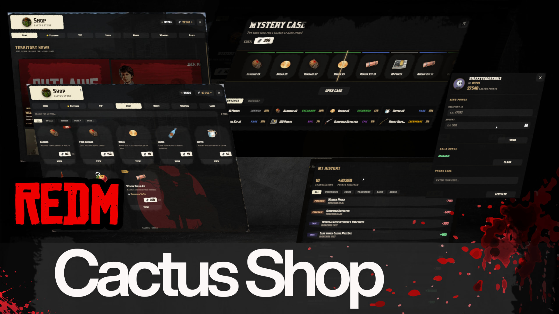 REDM - Cactus Shop (UI) - RedM Releases - Cfx.re Community