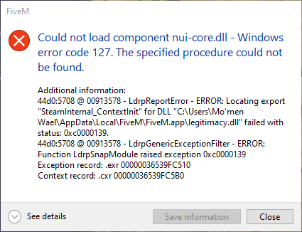FiveM Crash on Start Up - FiveM Client Support - Cfx.re Community