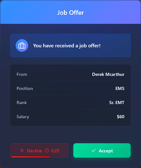 CareerHub Multijob (Management, Easy Job Switch, Job Stations) - FiveM ...