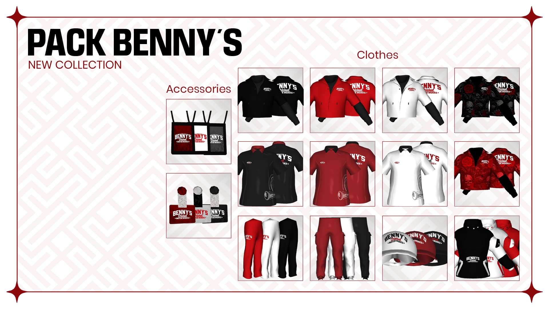 [PAID] Bennys Customs - Clothing - Male / Female - FiveM Releases - Cfx ...