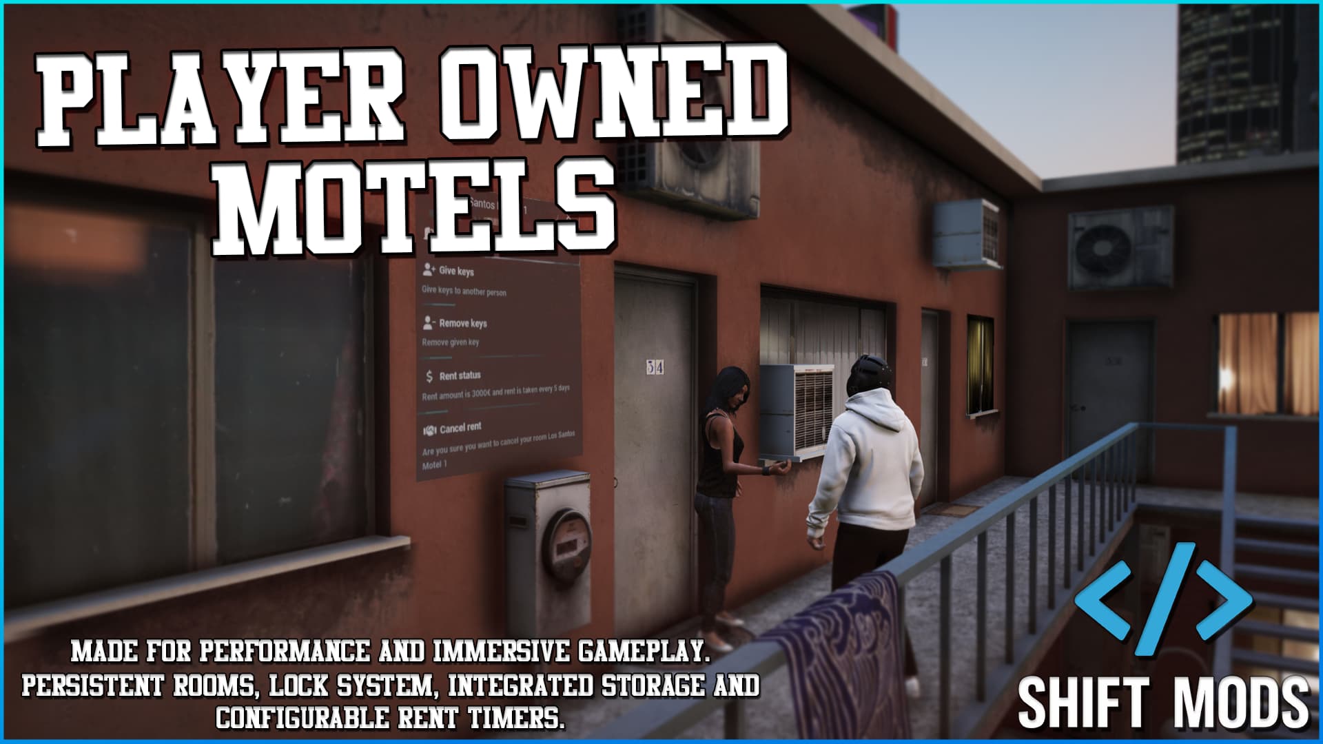 [PAID] Player Owned Motels - FiveM Releases - Cfx.re Community