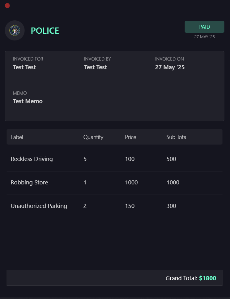 [QB][ESX] Advanced Billing System - FiveM Releases - Cfx.re Community