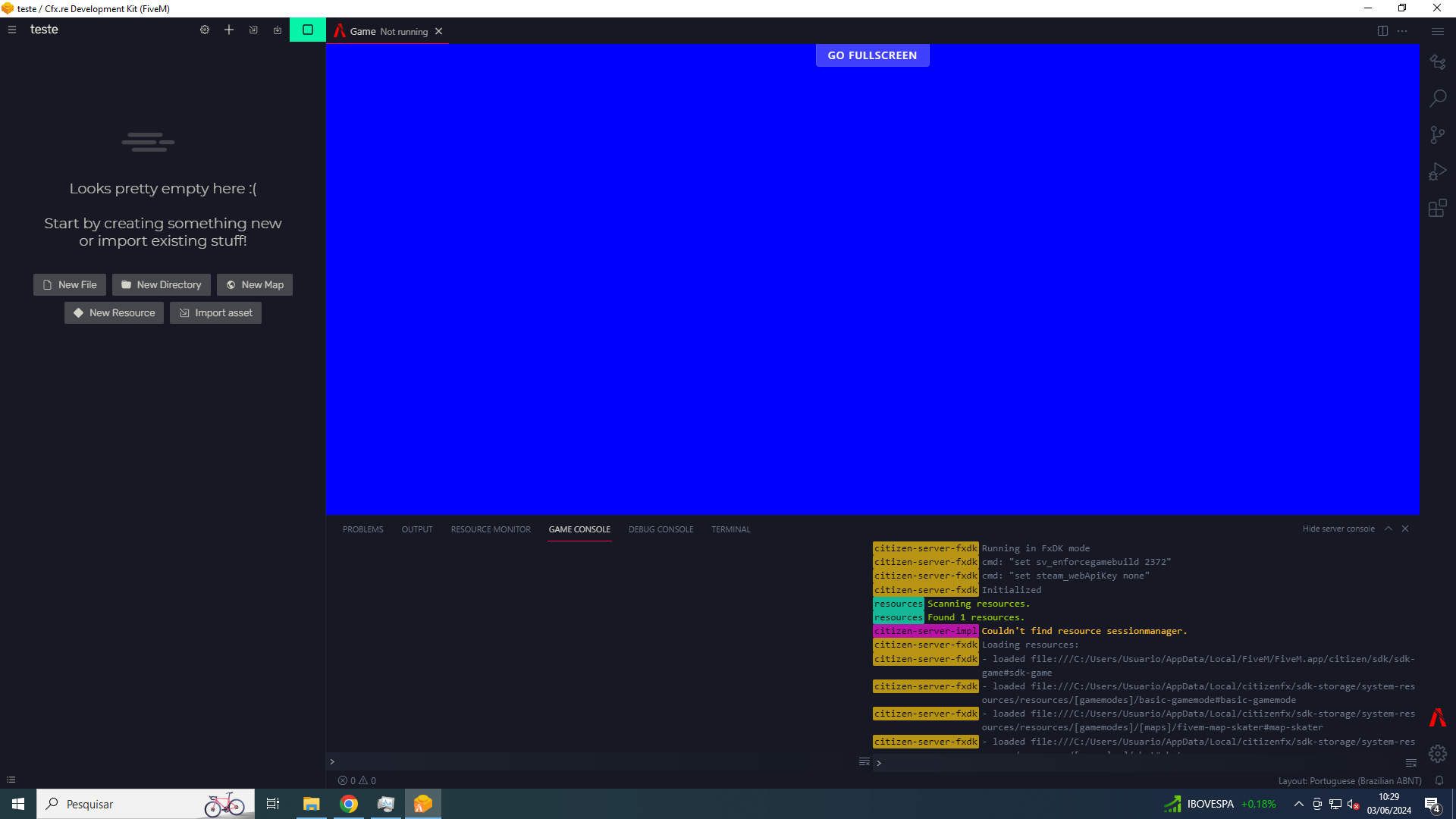 FxDK not running Game prewiew [solved] - FxDK Feedback - Cfx.re Community