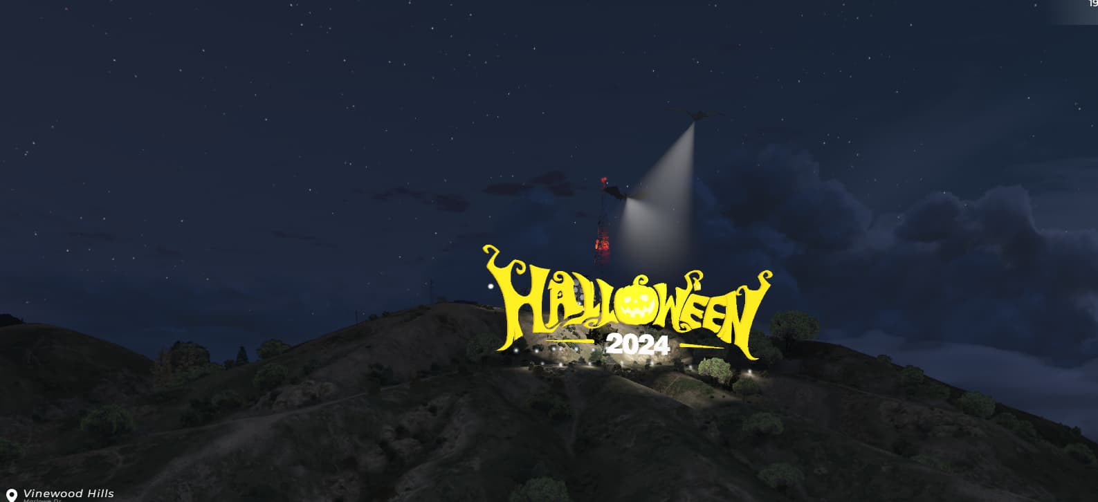 Halloween Vinewood Sign | Custom Made | 2024 Edition - FiveM Releases - Cfx.re Community