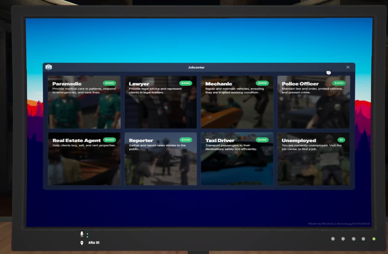 Advanced Jobcenter - FiveM Releases - Cfx.re Community
