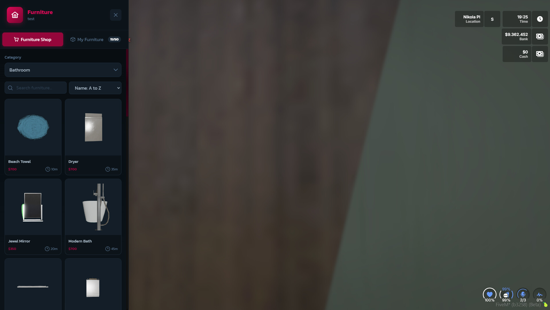 Advanced Housing | In-Game Creator, Furniture, Rental & much more ...