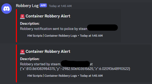 HW Scripts | Container Robbery - FiveM Releases - Cfx.re Community