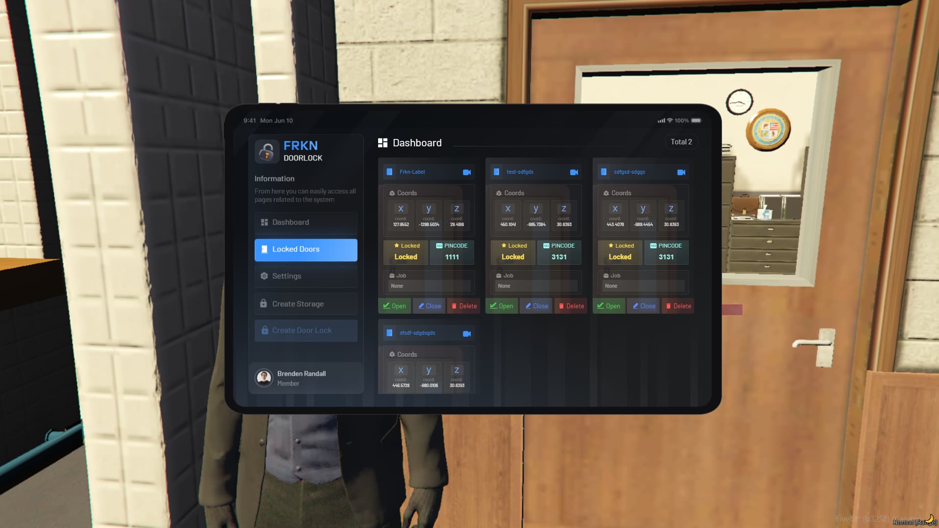 FRKN-DOORLOCK V2 | (Face Scanner , Clothing Scanner , Password , Camera ...