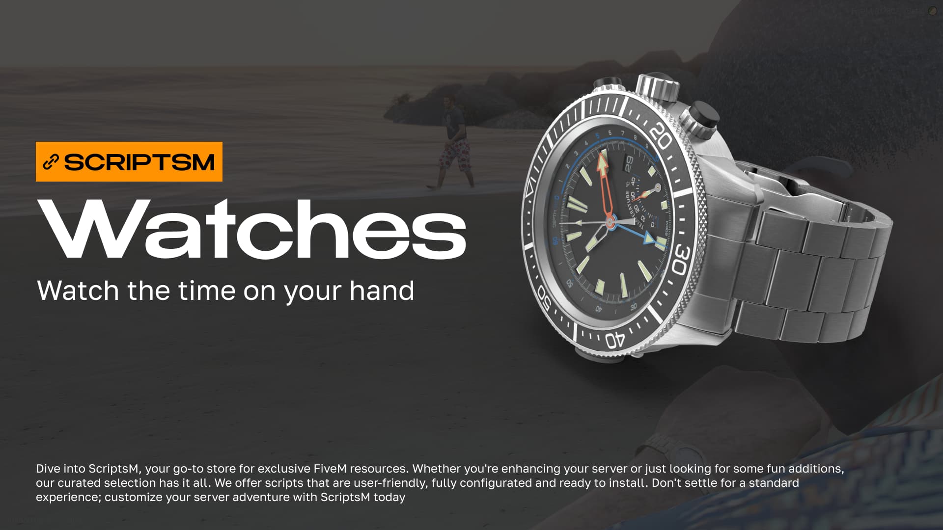 [FREE] ScriptsM Watches - Watch the time on your hand! - FiveM Releases - Cfx.re Community