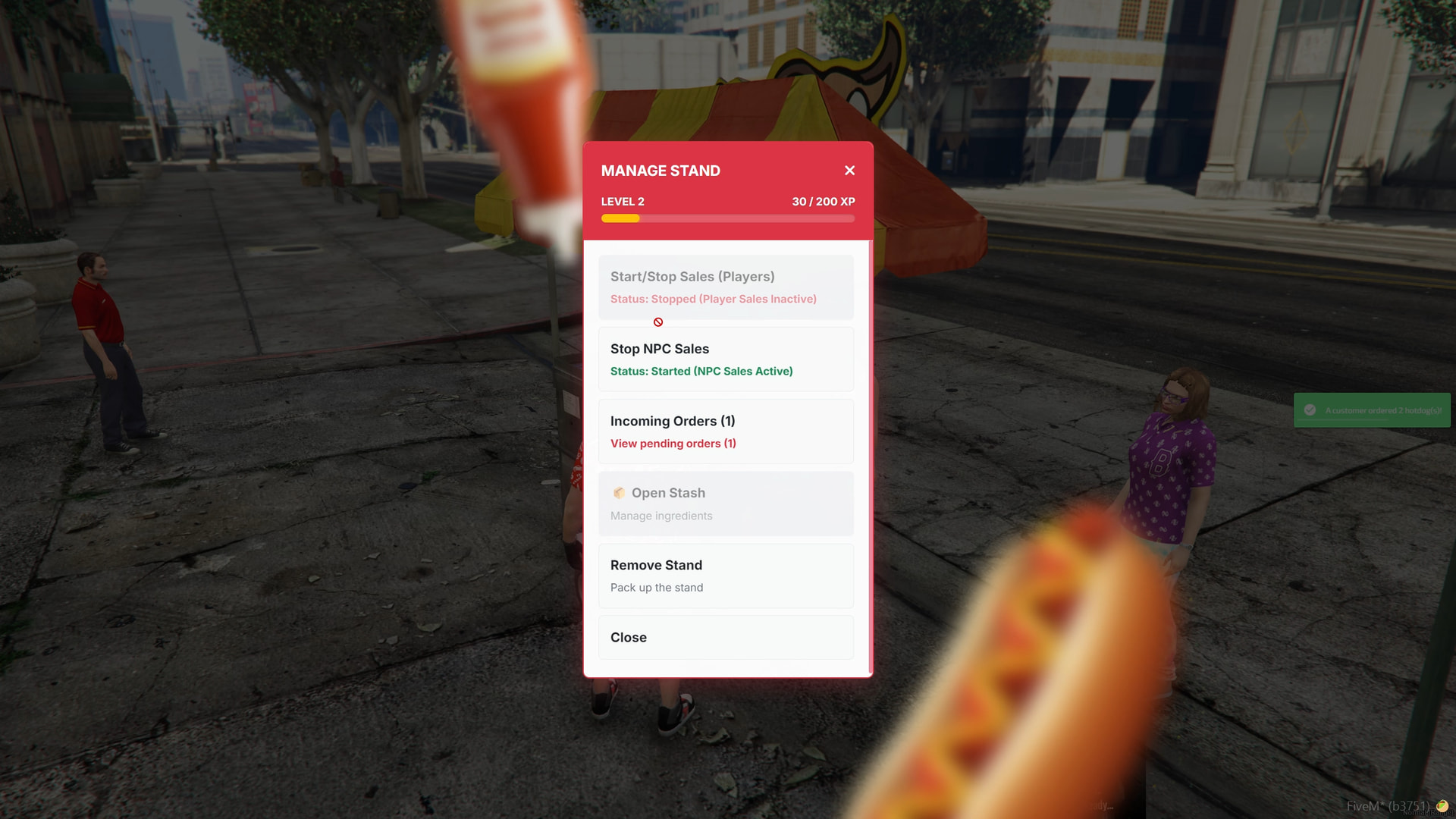 FREE Most Advanced and Detailed All In One Hot Dog script v2 - FiveM ...