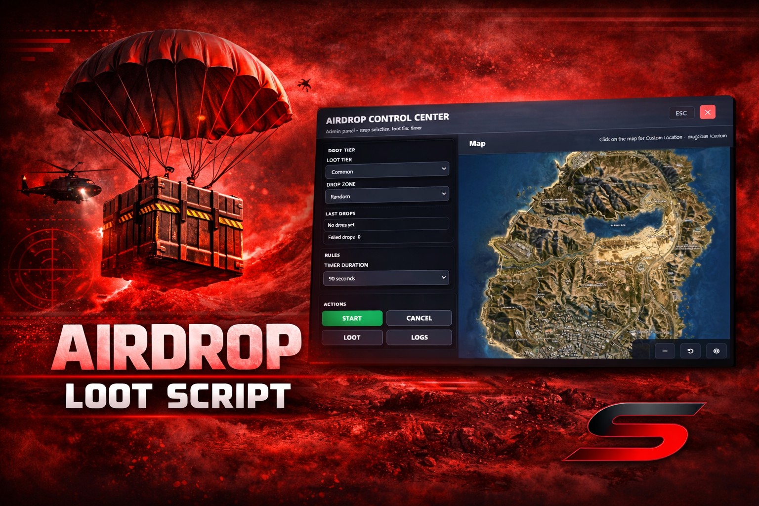 [ESX/QB] AirDrop System - FiveM Releases - Cfx.re Community