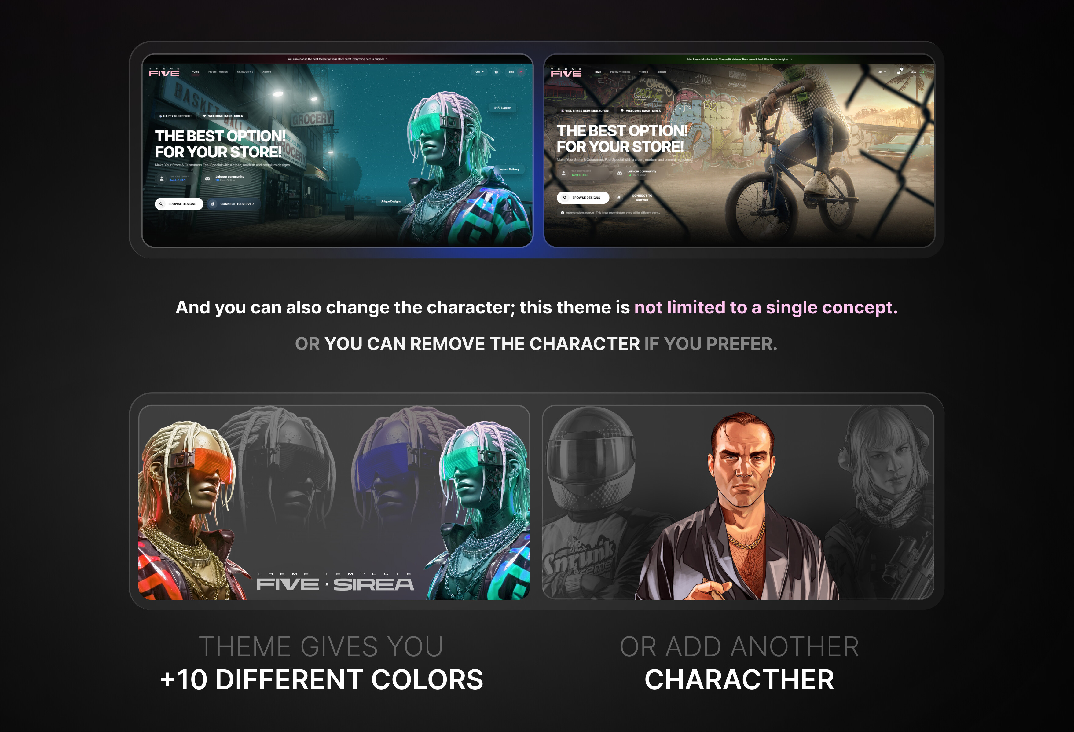 FAZE Tebex Theme Template – Fully Customizable FiveM Theme - FiveM ...