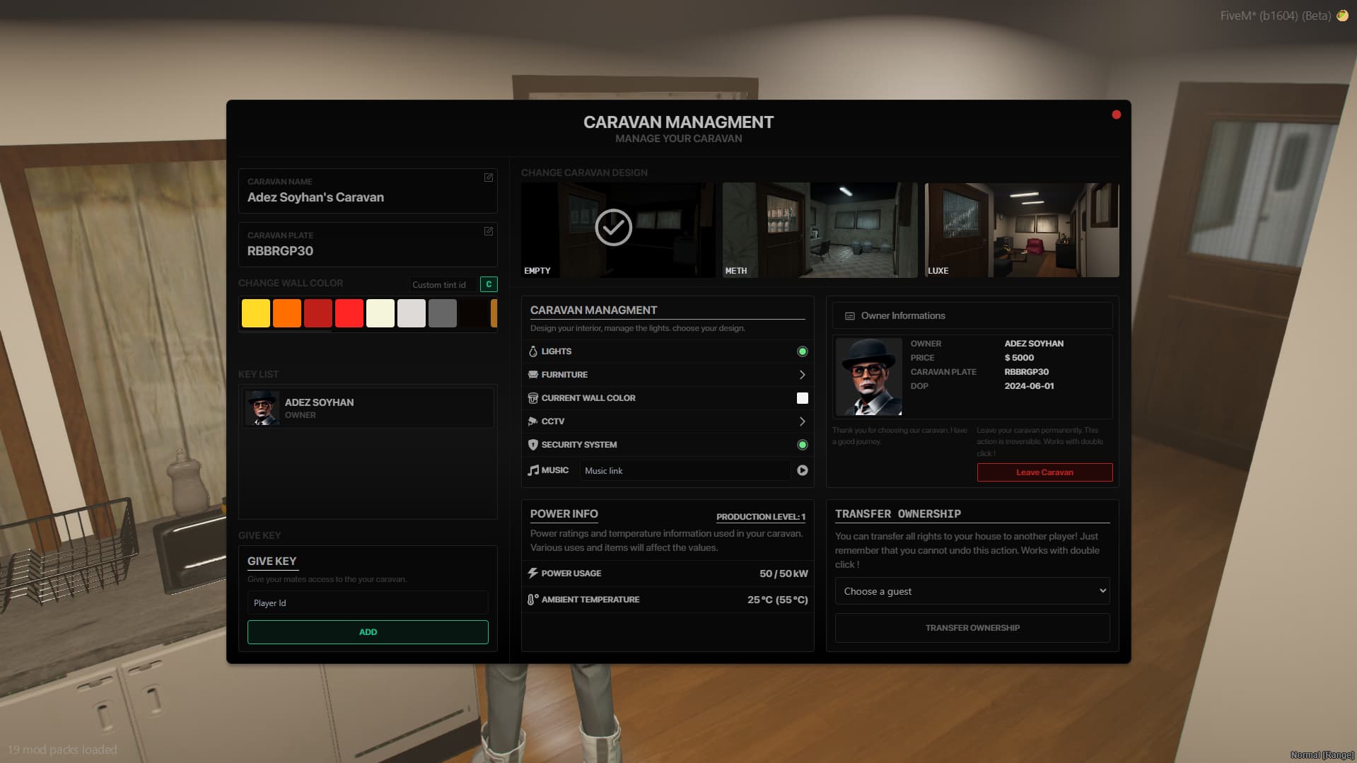 Manageable Motorhome (Caravan) Meth Caravan + Map - FiveM Releases ...