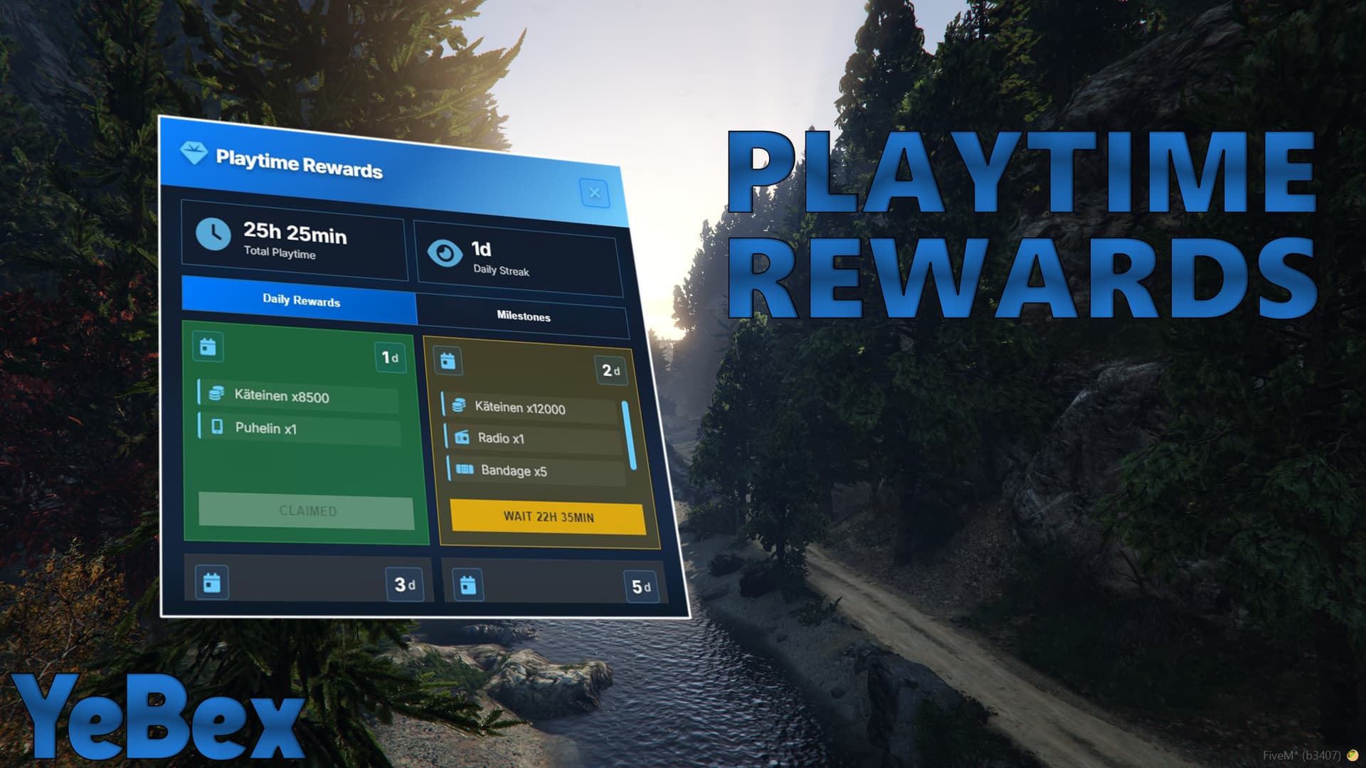 [PAID] [STANDALONE] Playtime Rewards - FiveM Releases - Cfx.re Community