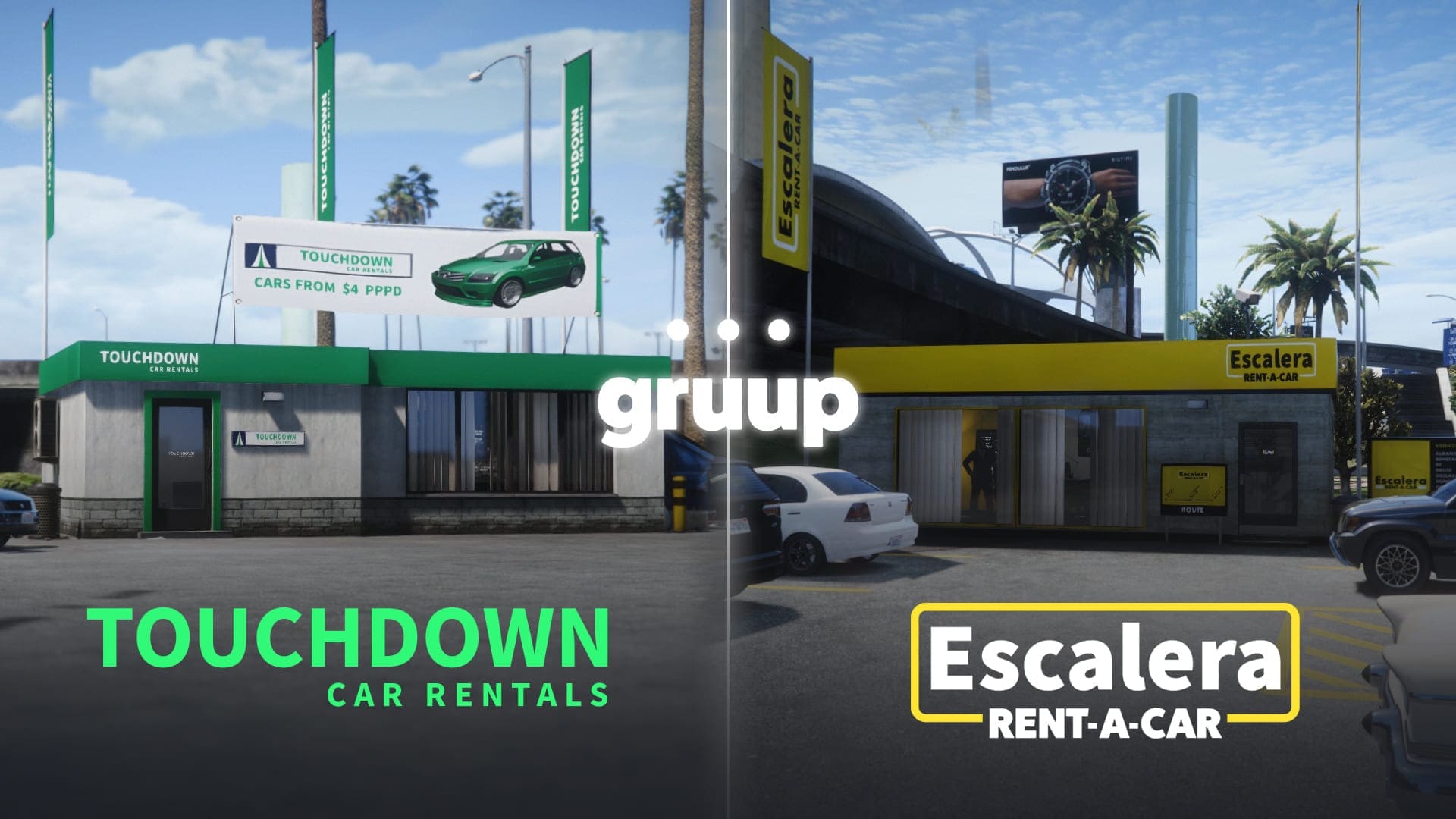 [MLO] Touchdown & Escalera Car Rental, 25 Locations - FiveM Releases ...