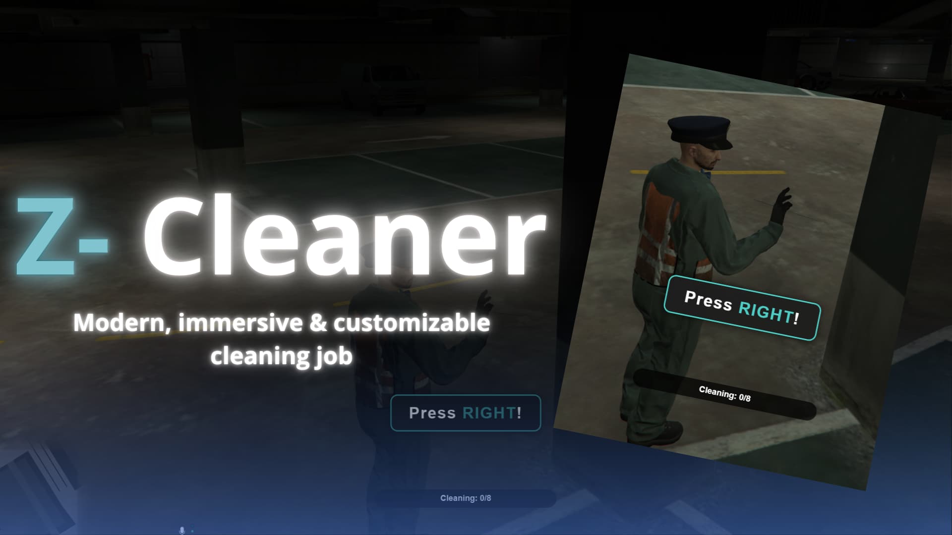 [JOB] Z- Cleaner Job - FiveM Releases - Cfx.re Community