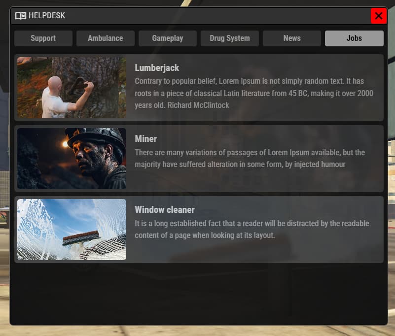 [STANDALONE] HELPDESK - FiveM Releases - Cfx.re Community