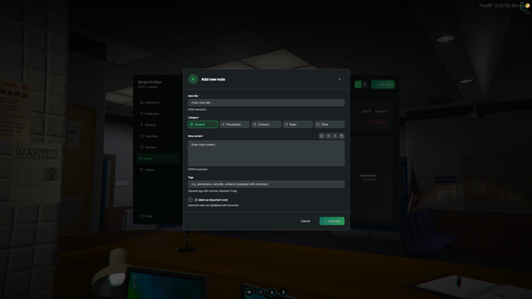 ⭐ Advanced system of society Boss & Gang Menu - FiveM Search