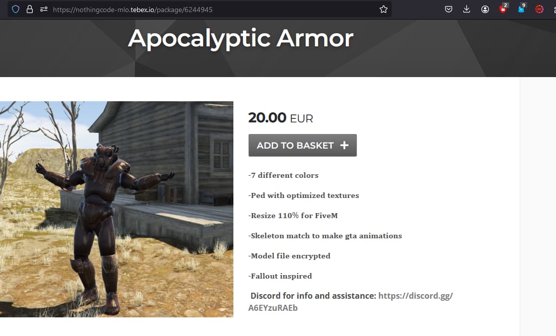 Paladin Armor [PAID] - FiveM Releases - Cfx.re Community