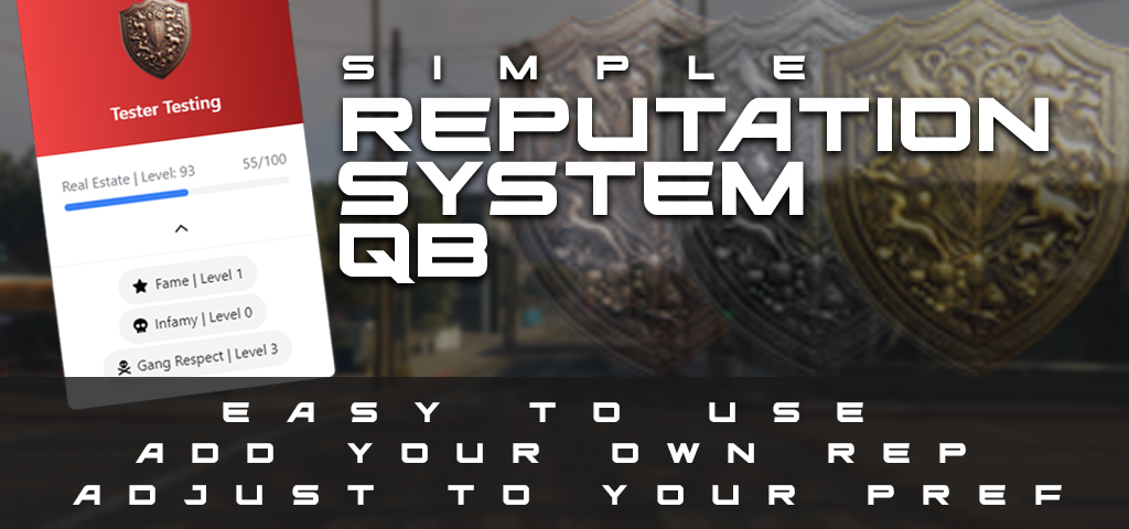 [QB] Simple Reputation System - FiveM Releases - Cfx.re Community