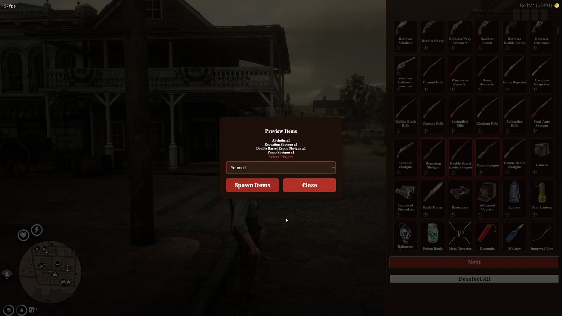 Ez_ItemSpawner | [FREE] [STANDALONE REDM & FIVEM] Item Spawner - RedM ...