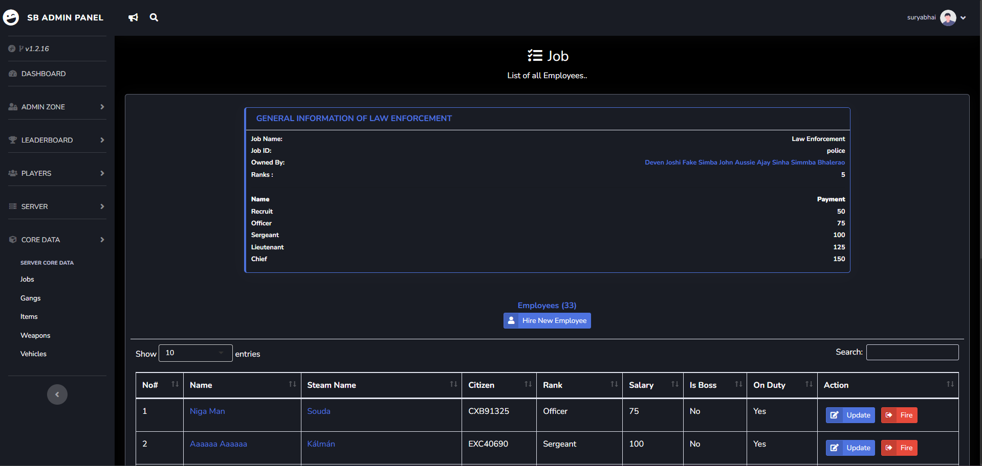 [PAID][QBCore/QBox] SB Admin Panel - Revolutionary FiveM Server Management - FiveM Releases ...