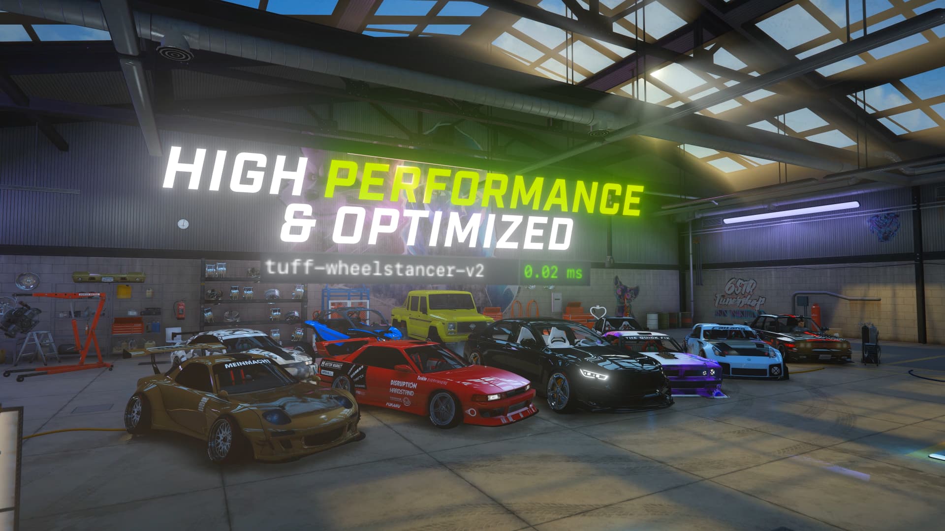 Tuff Wheel Stancer v2 [ QB, QBOX, ESX, Standalone ] - FiveM Search