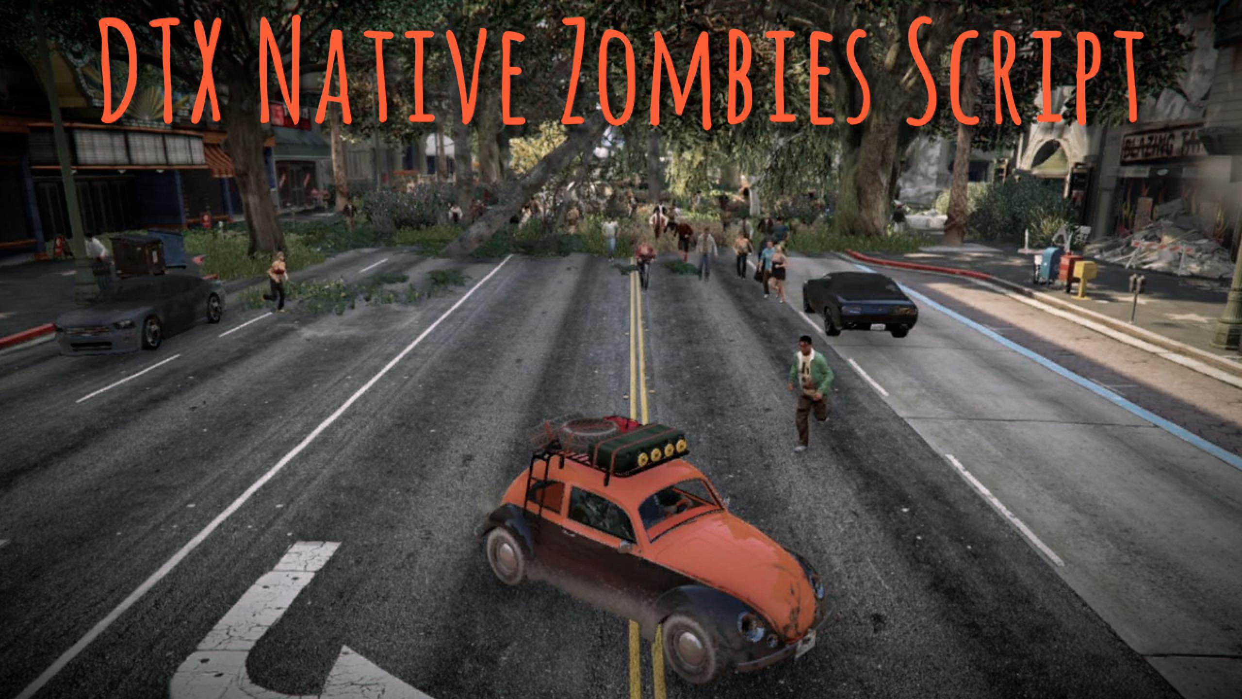 [PAID] [STANDALONE] - DTX Native Zombies Script - FiveM Releases - Cfx.re Community