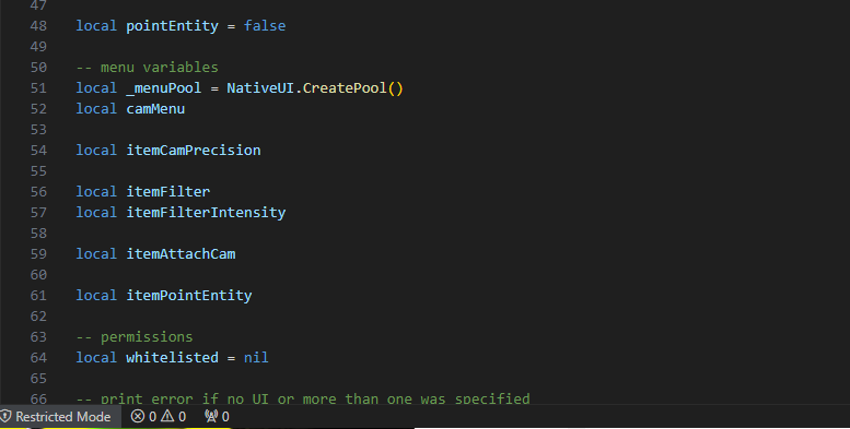 Cinematic Cam - Camera for flying around and attaching to entities ...