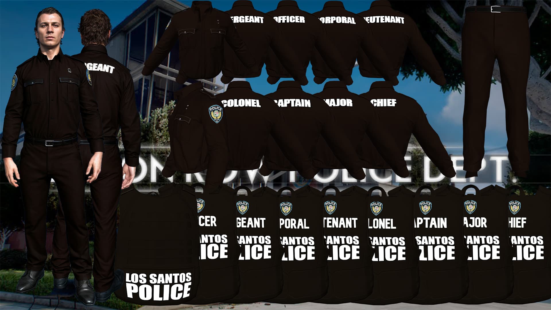 LSPD Long Shirts for Male and Female [Lore Friendly] - FiveM Releases ...