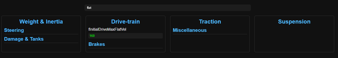 Fivem handling editor NUI - FiveM Releases - Cfx.re Community