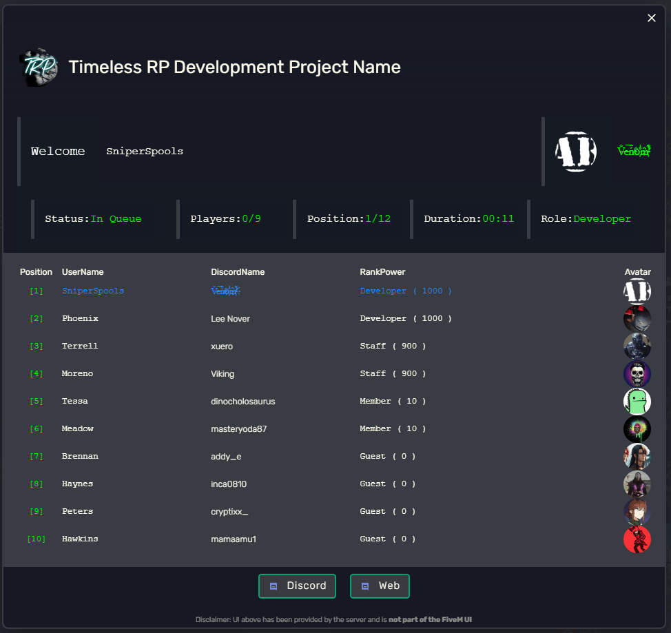 [PAID] Advanced Connect Queue | Discord Role Priority | Allow List with ...