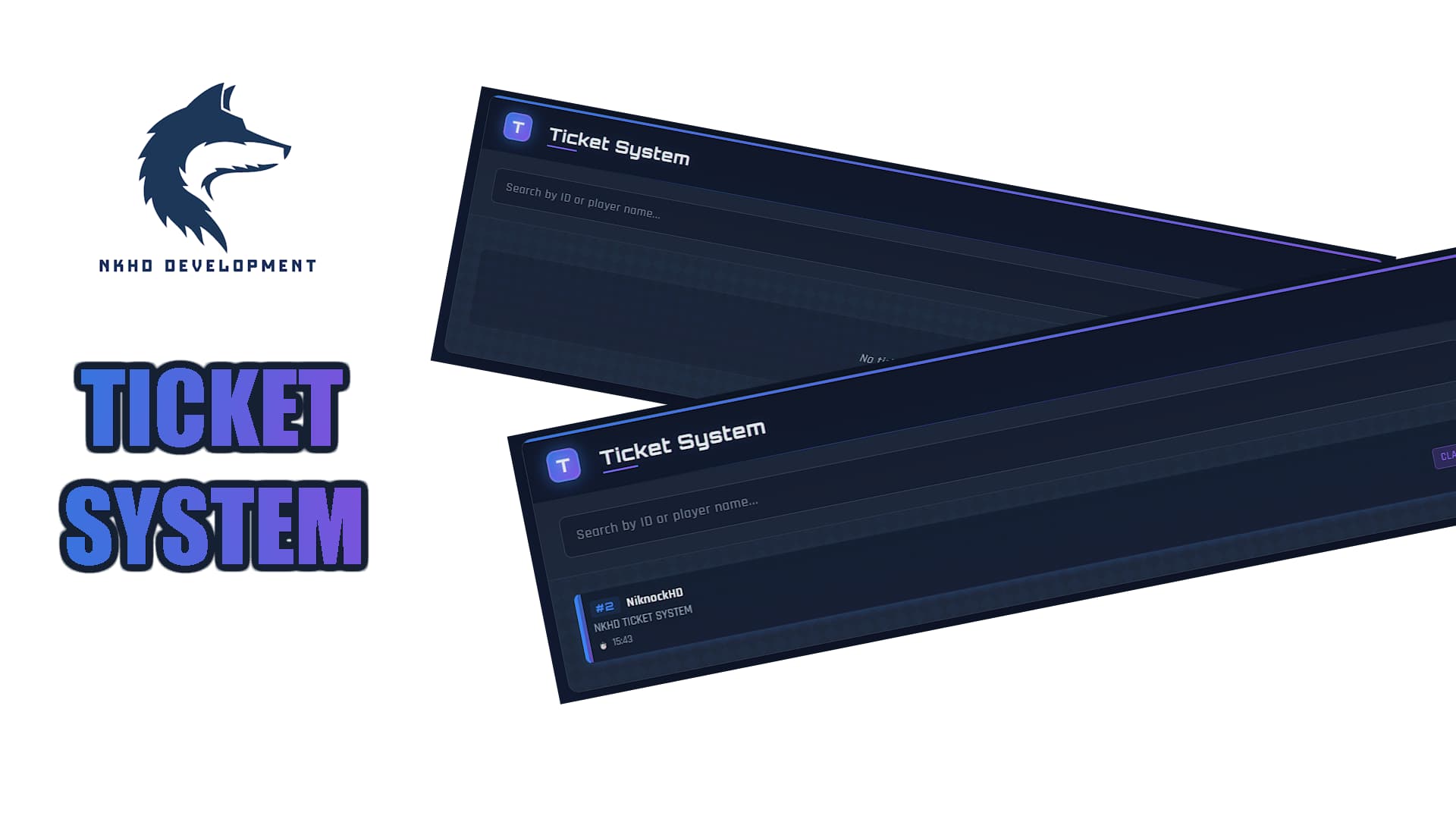 [FREE] NKHD Ticket System - FiveM Releases - Cfx.re Community