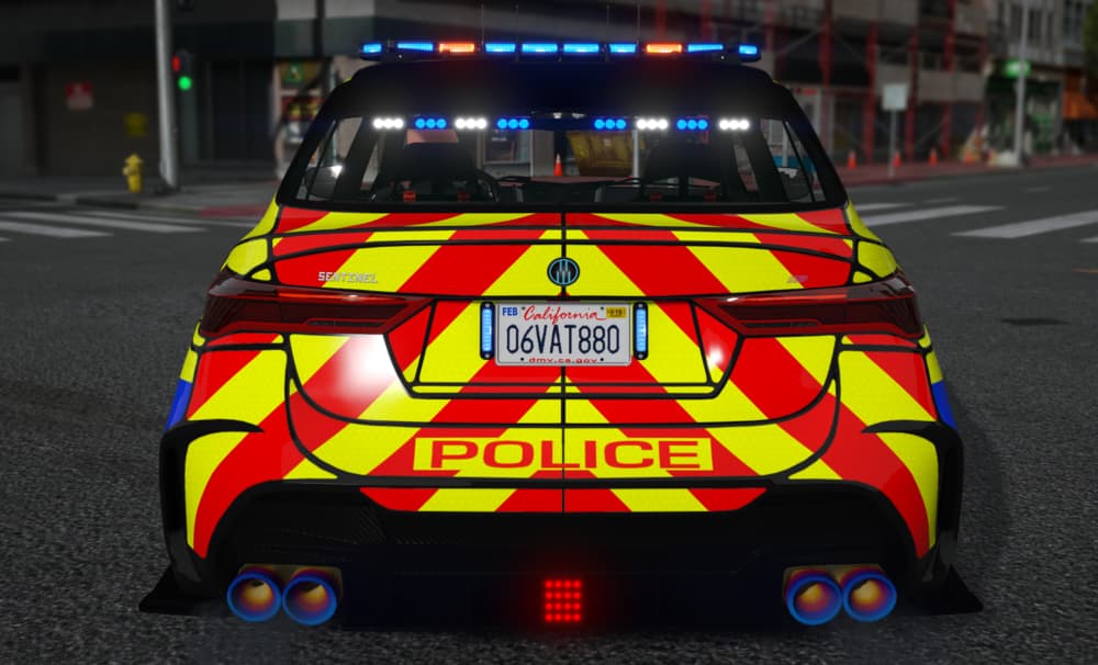 Sentinel Max Hatchback UK Police - Non Els / Els - FiveM Releases - Cfx ...