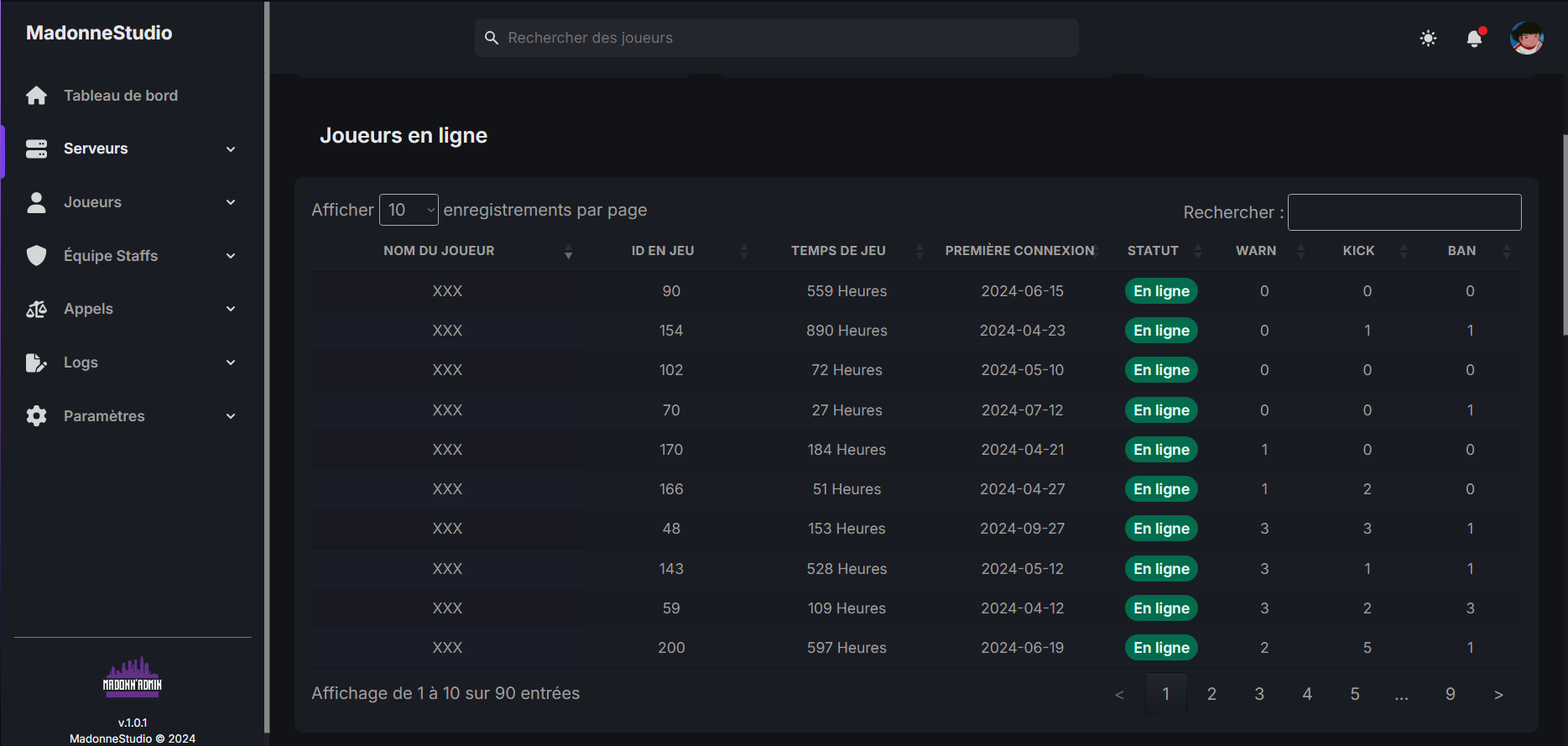 Madonn'Admin | Your new advanced moderation system - FiveM Releases ...